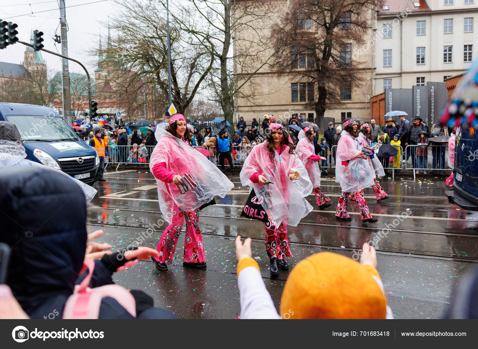 Erfurt Germany 11Th February 2024 Traditional German Carnival Fasching ...