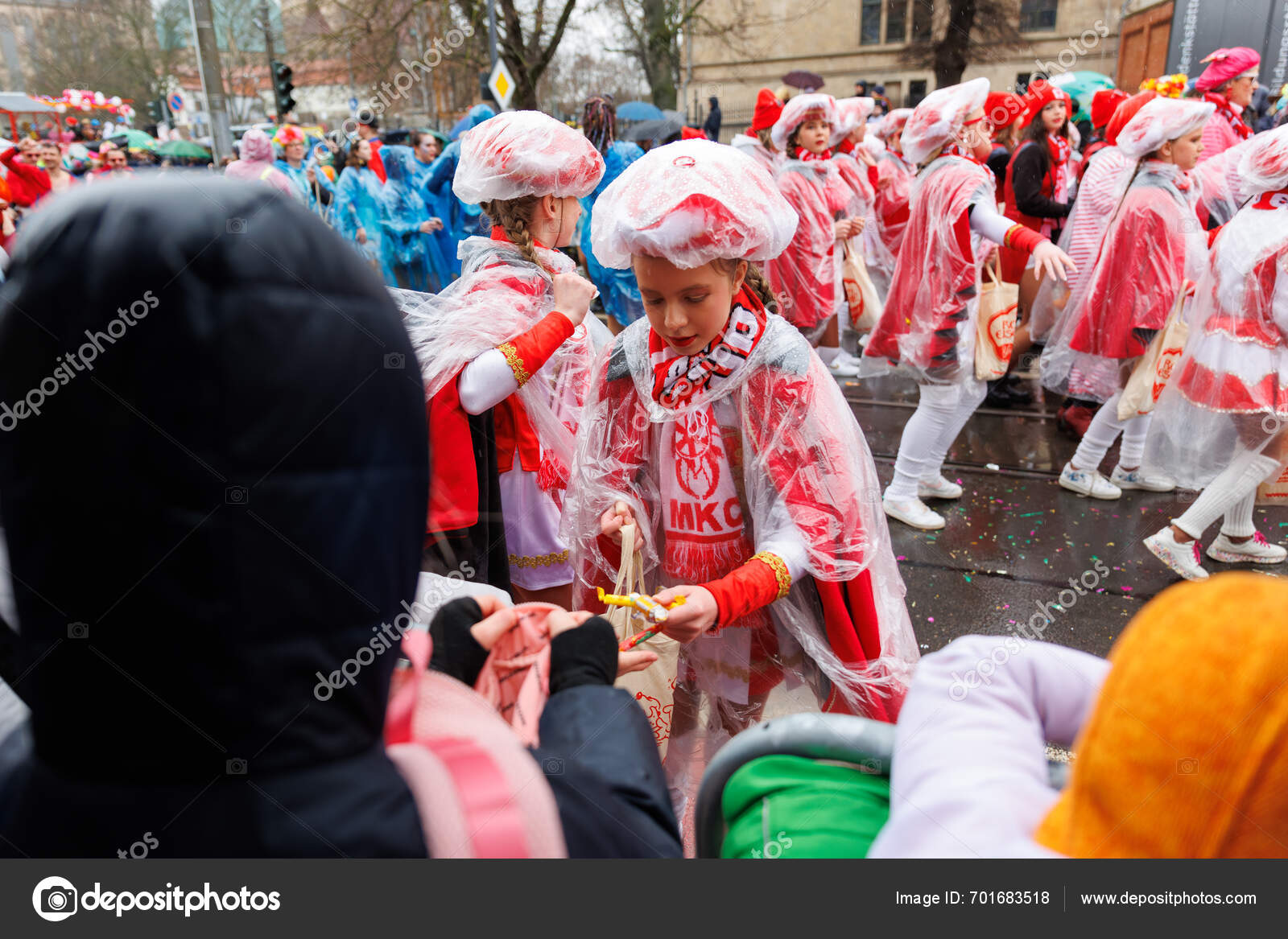 Erfurt Germany 11Th February 2024 Traditional German Carnival Fasching ...