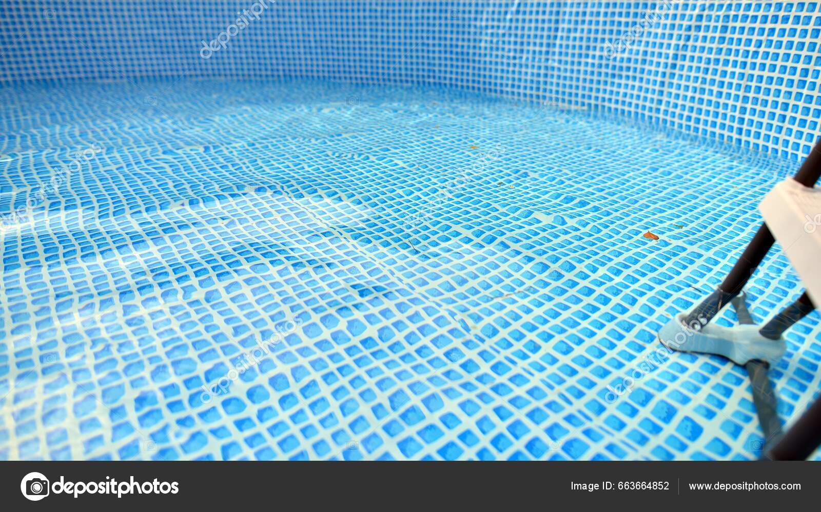 Water Flowing Hose Pool Filling Swimming Pool — Stock Photo © grand ...
