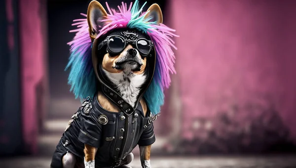 Punk de chien fotos de stock, imágenes de Punk de chien sin royalties ...