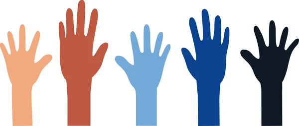 11,964,251 Raised hands diversity Vector Images | Depositphotos