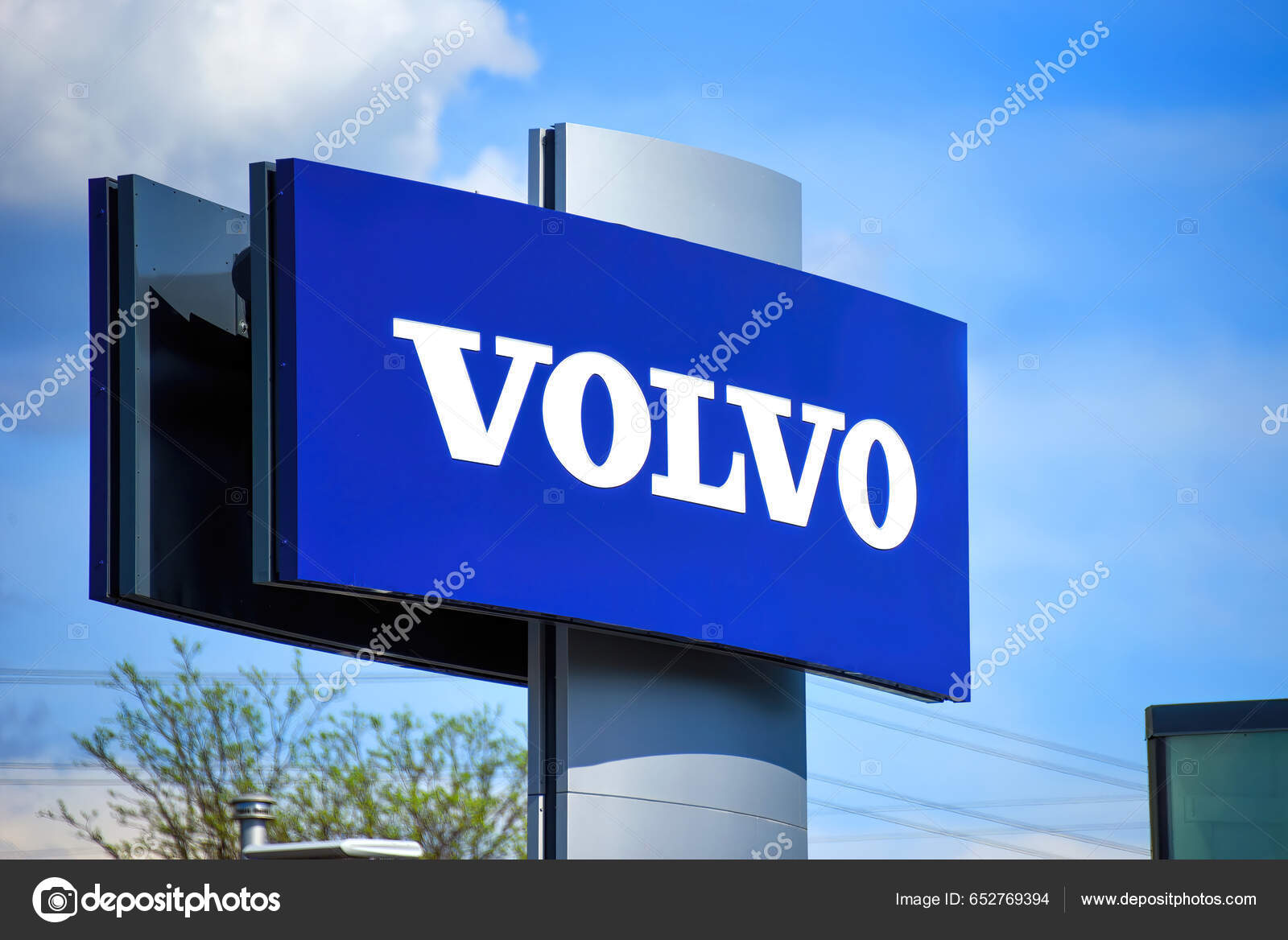 Ottawa Canada May 2022 Sign Volvo Dealership Carling Avenue Volvo ...