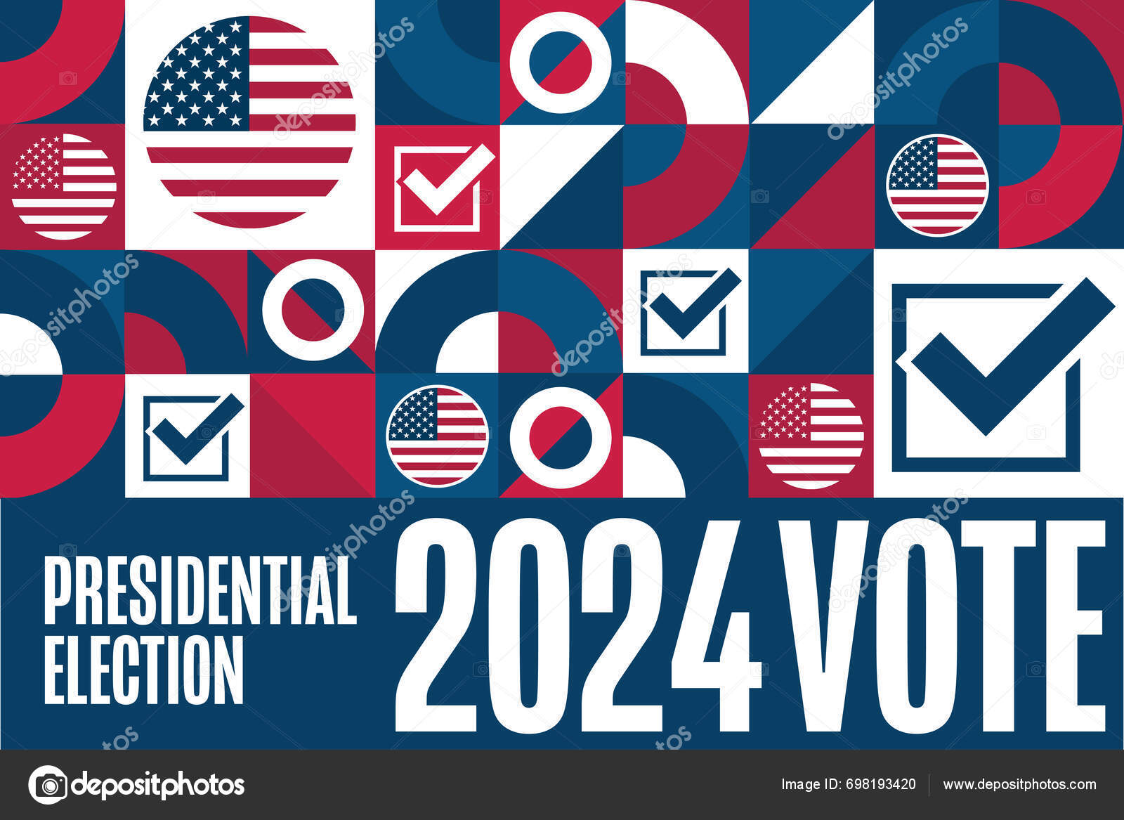 Presidential Election 2024 Template Background Banner Poster Text ...