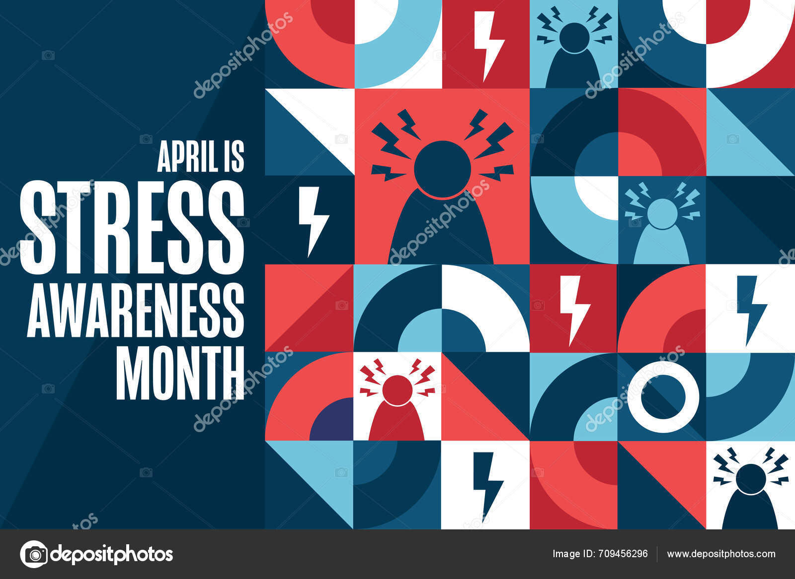 April Stress Awareness Month Holiday Concept Template Background Banner ... April Stress Awareness Month Holiday Concept Template Background Banner ...