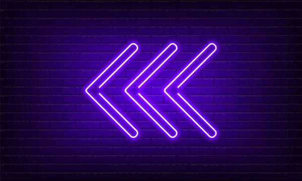 Number Two Neon Sign Brick Wall Background Vintage Blue Electric Stock ...