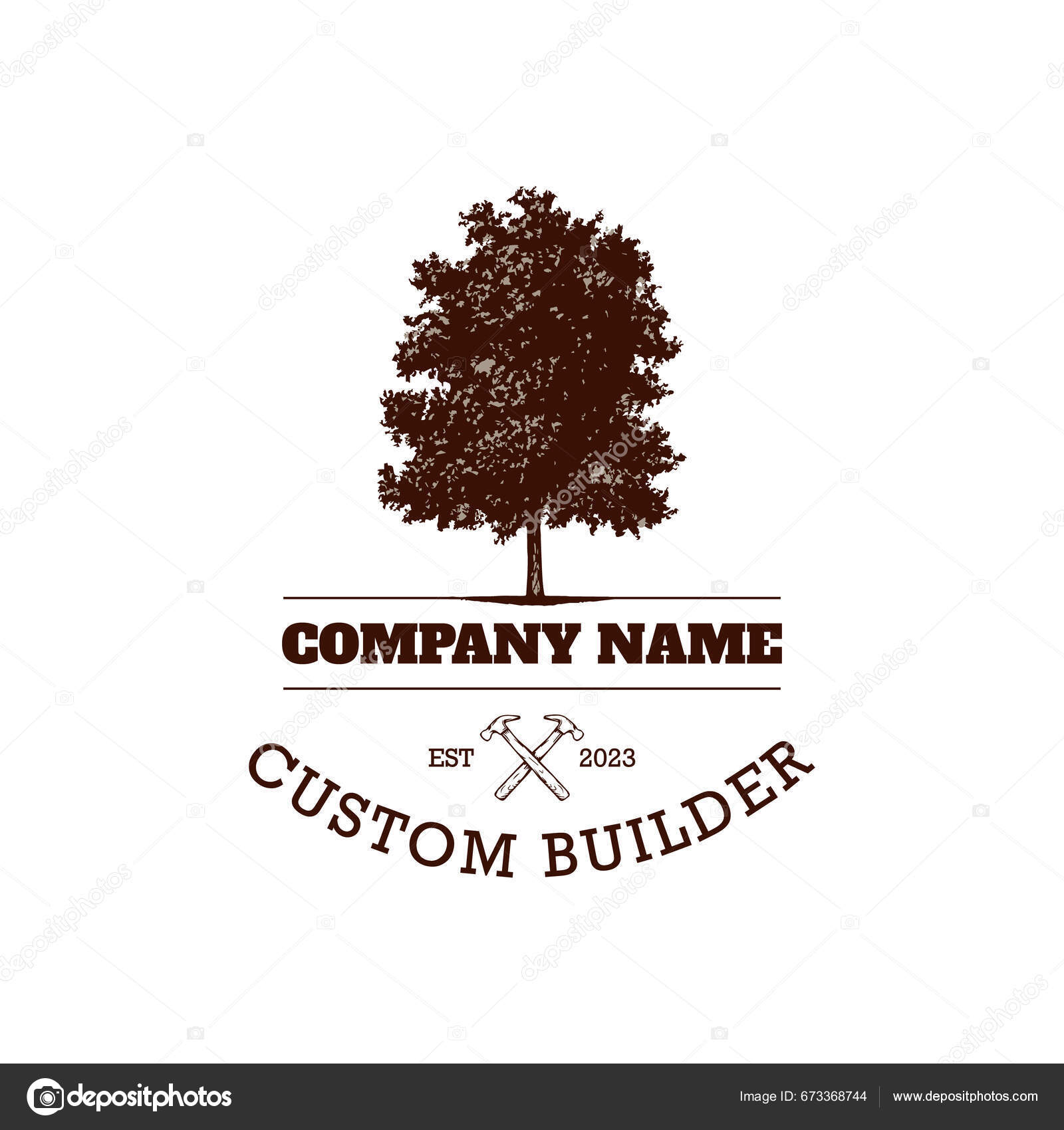Retro Carpentry Industry Work Emblem Woodwork Timber Logo Blade ...