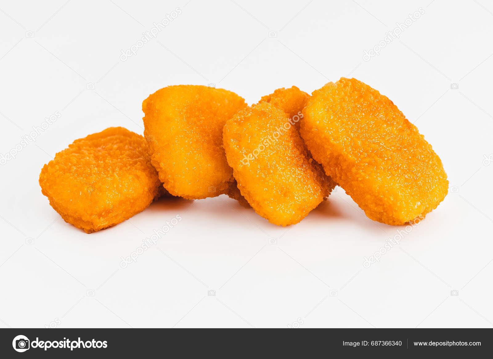 Breaded Chicken Inner Fillet Chicken Breaded Raw Meat Fast Cooking ...