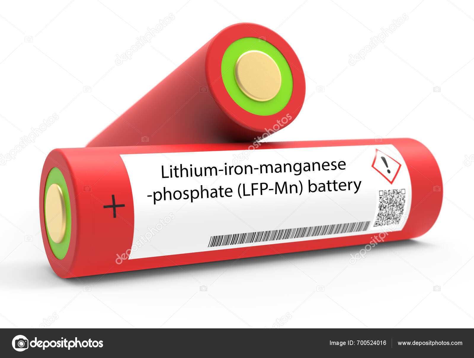 Lithium Manganese Iron Phosphate Lmfp Battery Lmfp Batteries Rechargeable Used — Stock Photo ...