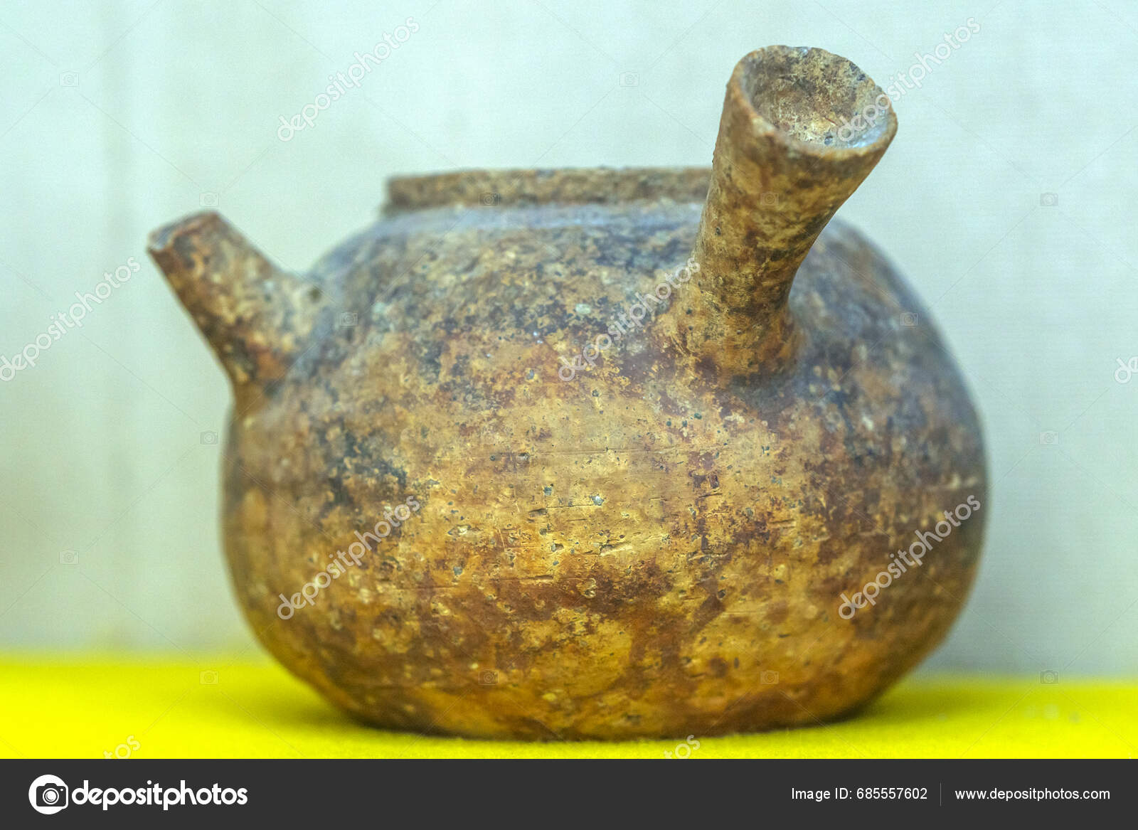 Household Utensils Made Old Clay 19Th Century Displayed Museum Binh ...