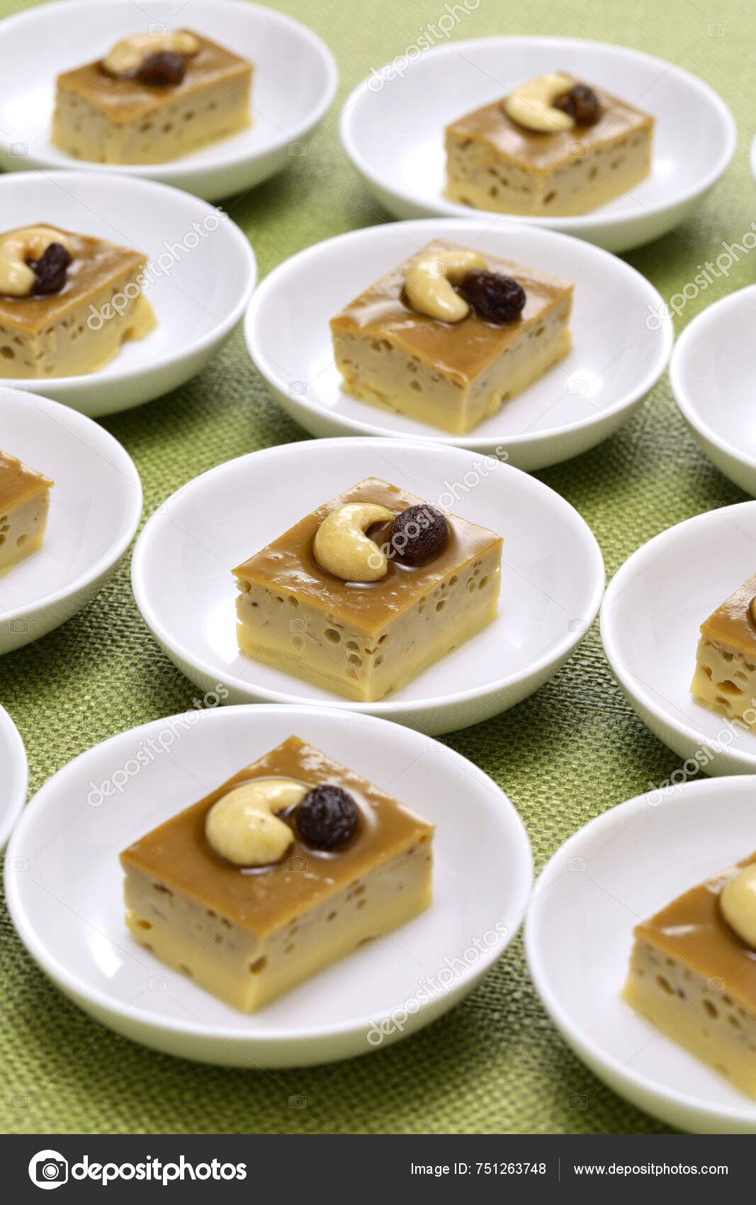 Watalappam Sri Lankan Coconut Custard Pudding Peacock Palm Sugar ...