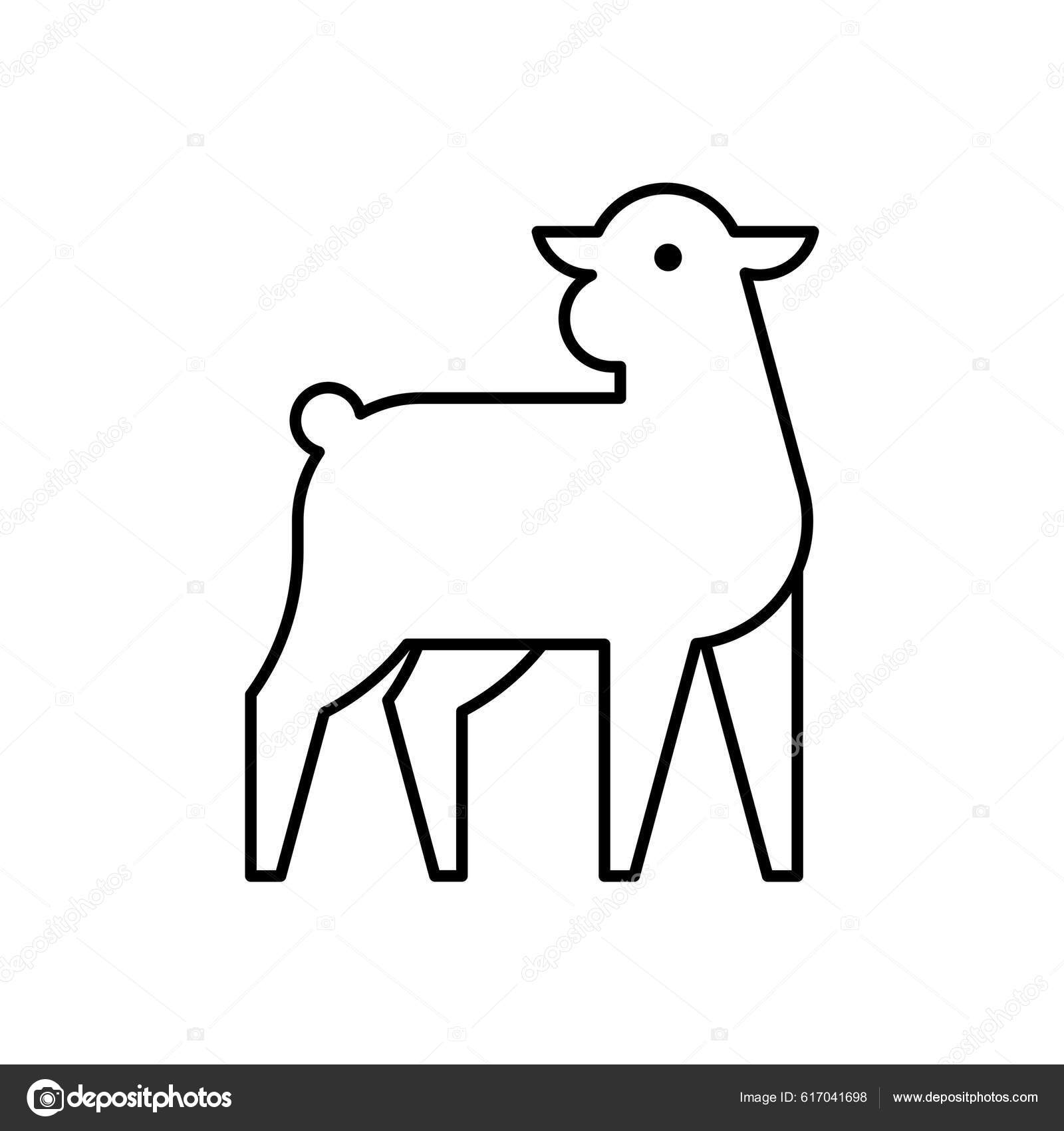 Logo D'agneau Icône Design Éléments Modèle Vecteur par ©NataliiaVolyk ...