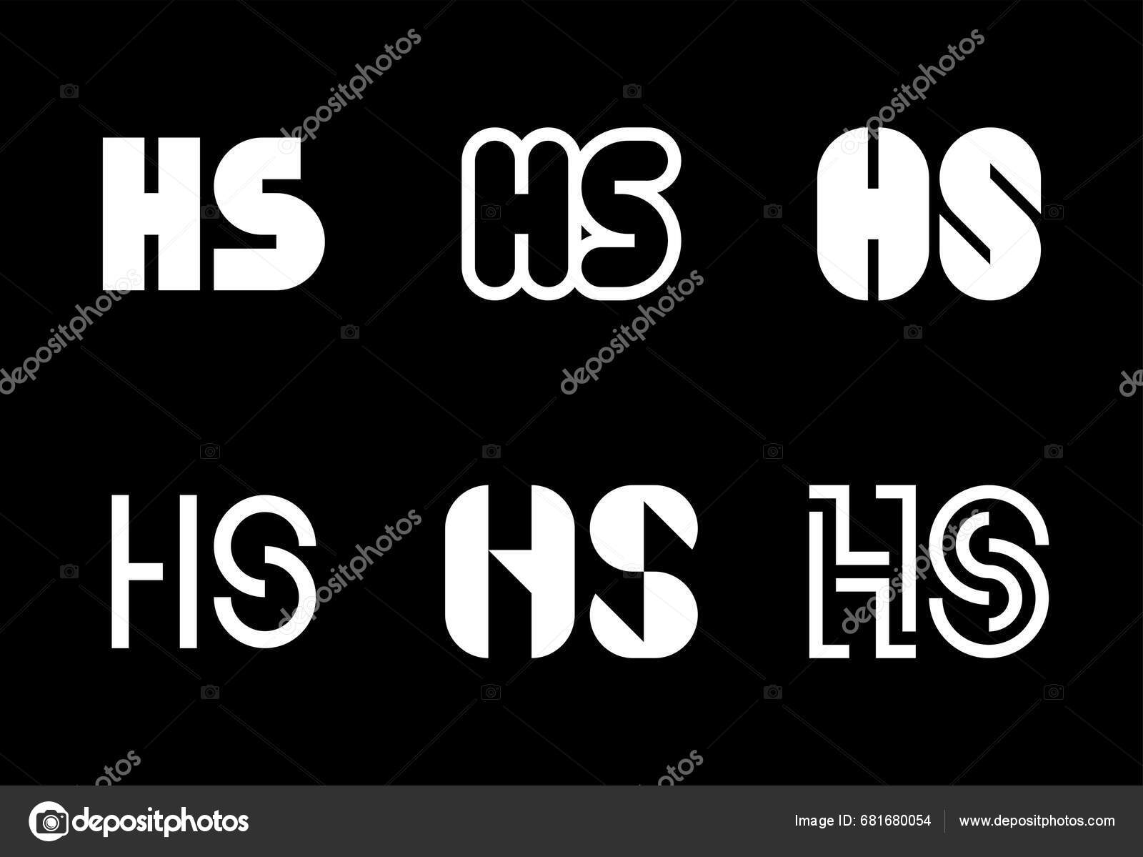 Juego Letras Logos Colección Logos Abstractos Con Letras Logotipos ...