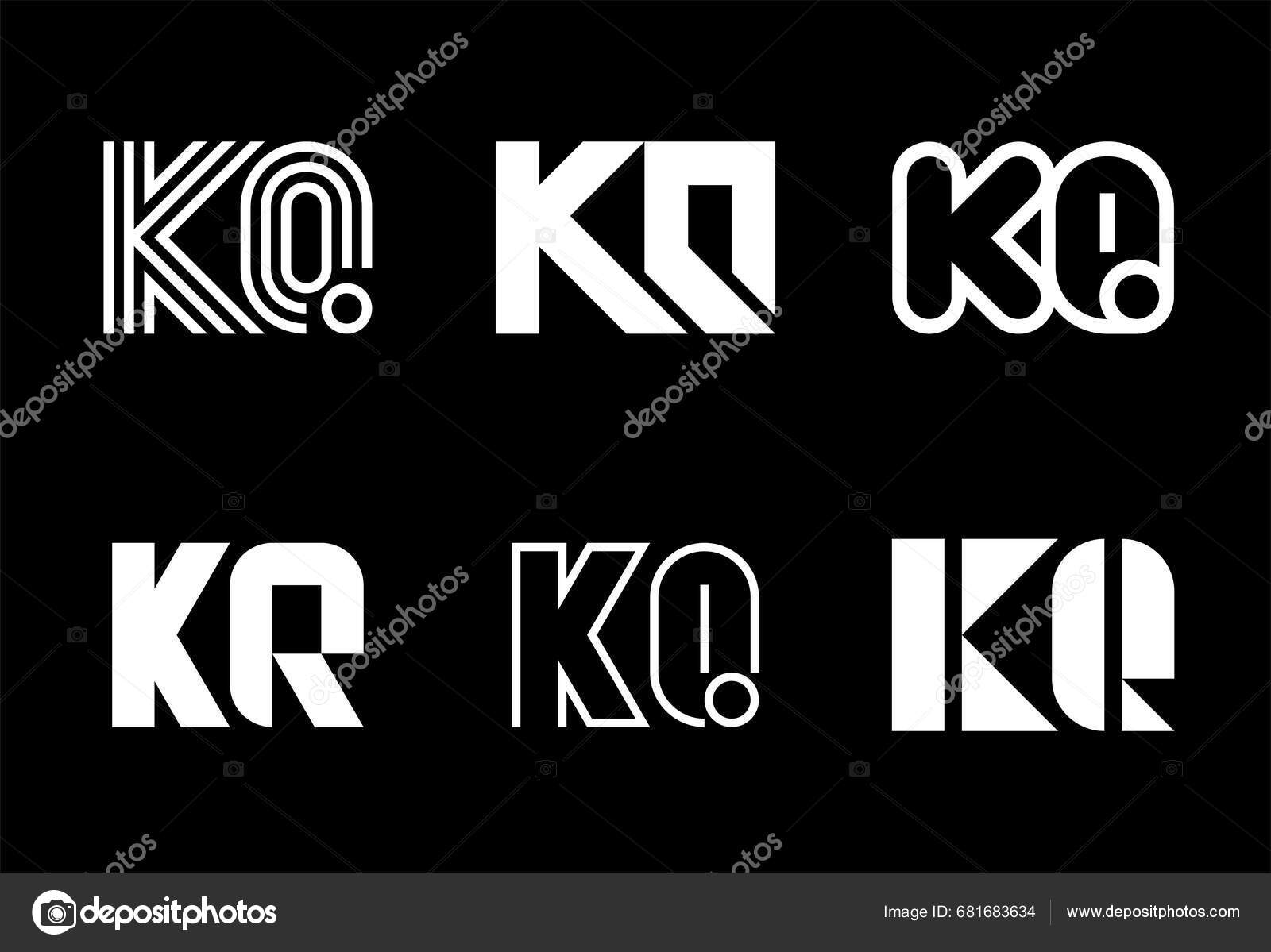 Juego Letras Logos Colección Logos Abstractos Con Letras Logotipos ...