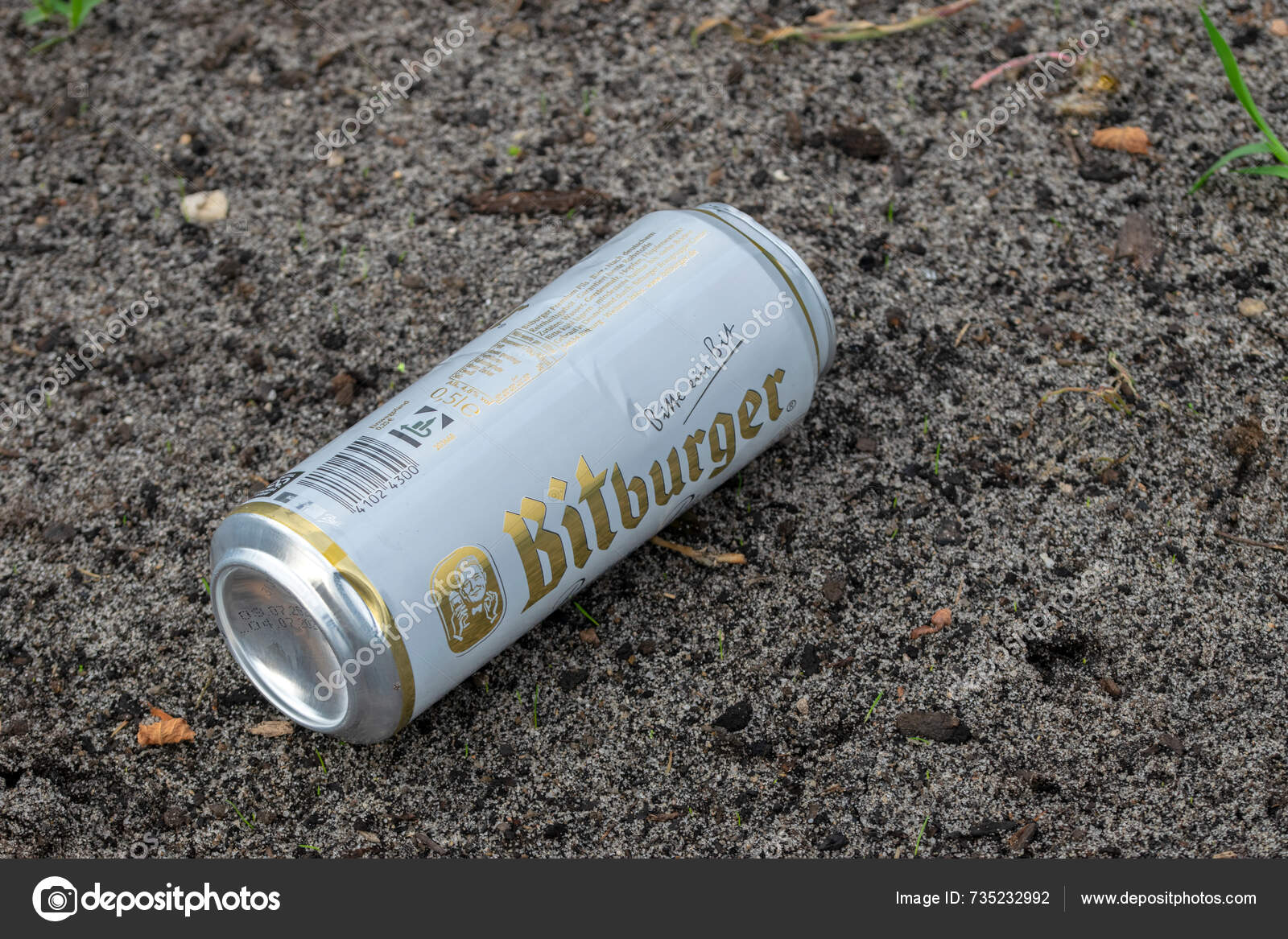 Bitburger Beer Can Amsterdam Netherlands 2023 — Stock Editorial Photo ...
