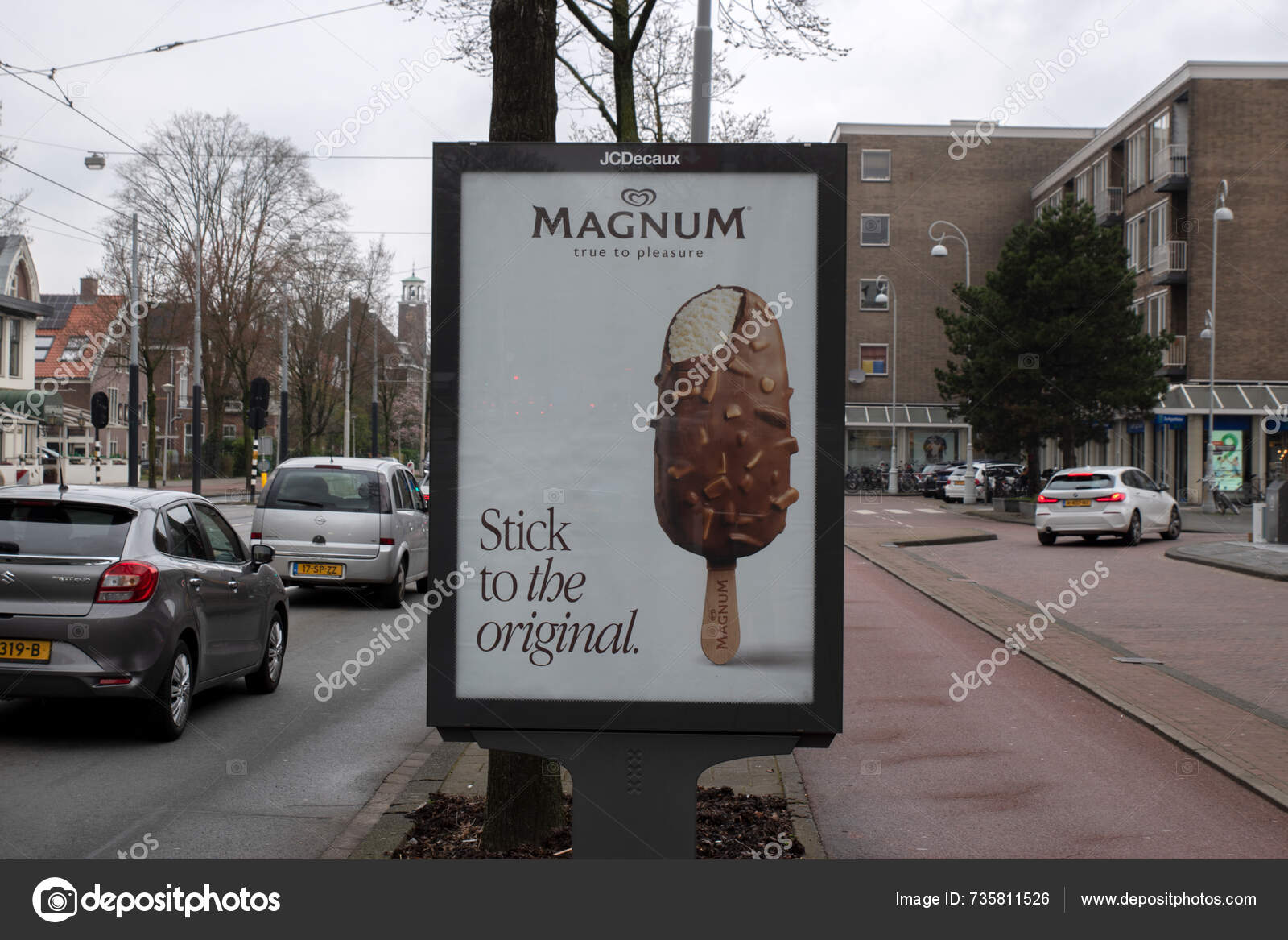 Billboard Ice Cream Amsterdam Netherlands 2024 — Stock Editorial Photo ...
