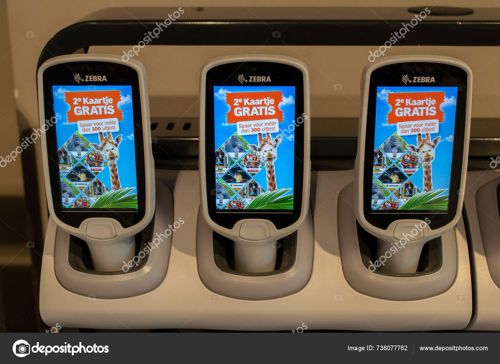 Selfscan Machines Supermarket Amsterdam Netherlands 2024 — Stock Photo ...