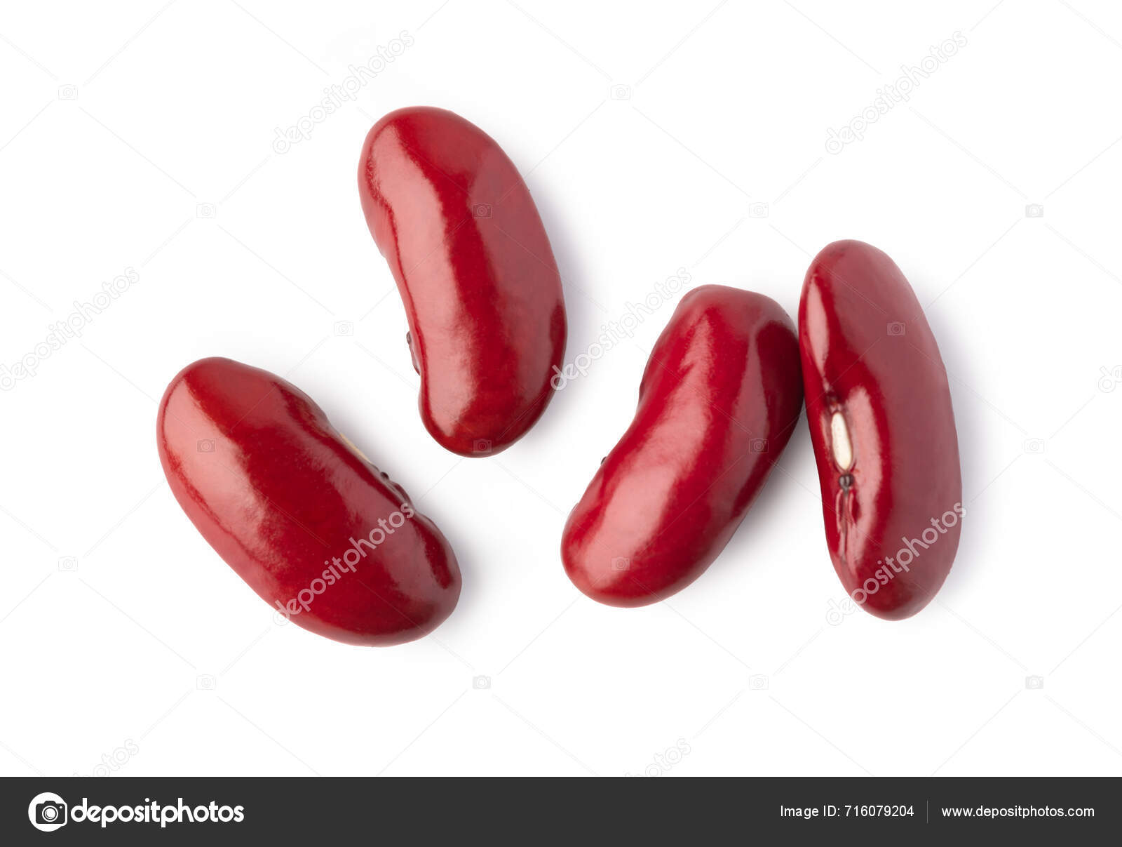 Red Bean Isolated White Background — Stock Photo © gresey #716079204