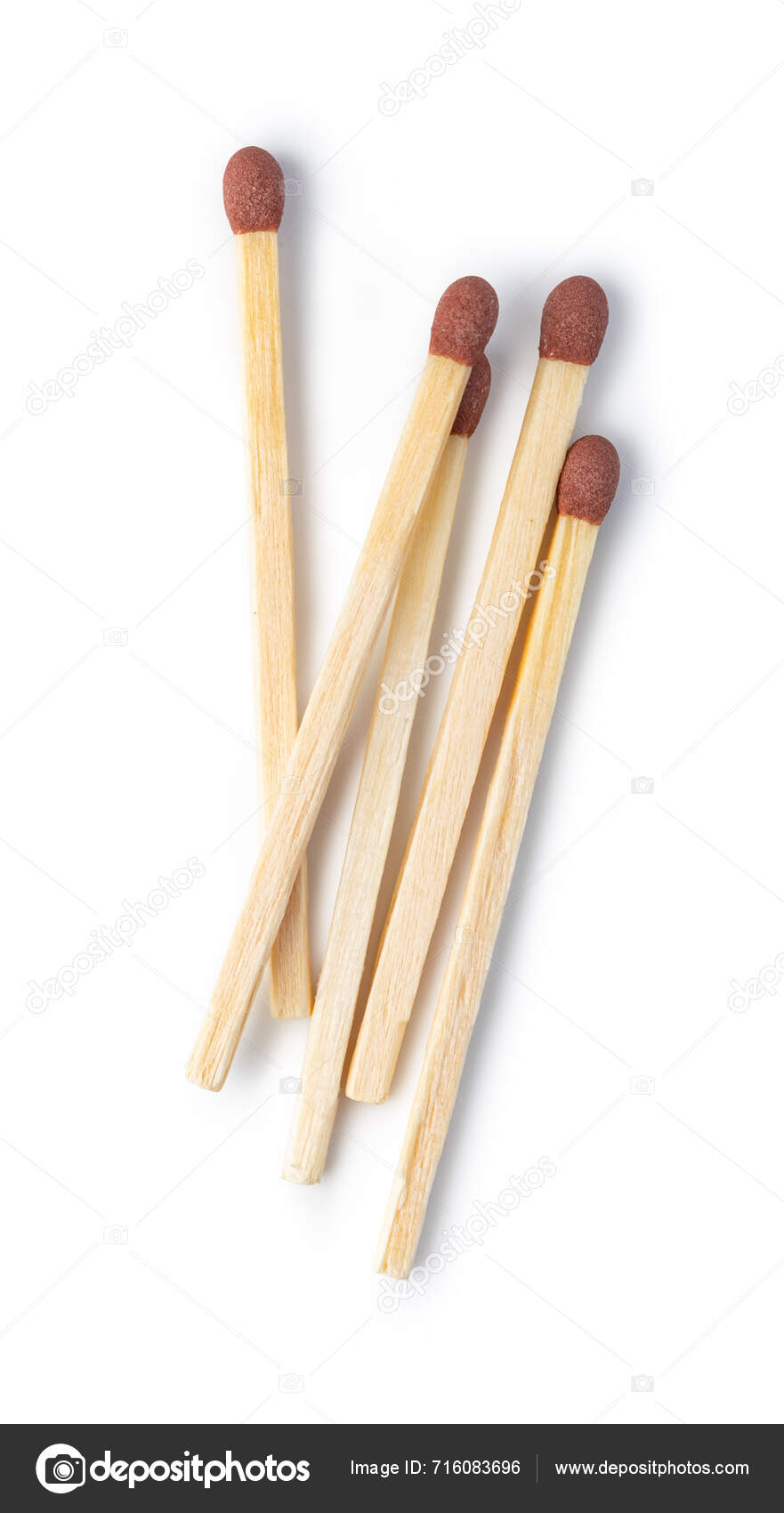 Wooden Match Isolated White Background — Stock Photo © gresey #716083696