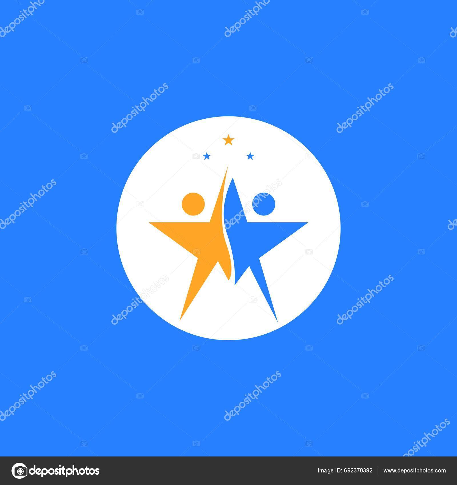 Star Success People Care Logo Symbols Template Stock Vector by ©Findri ...