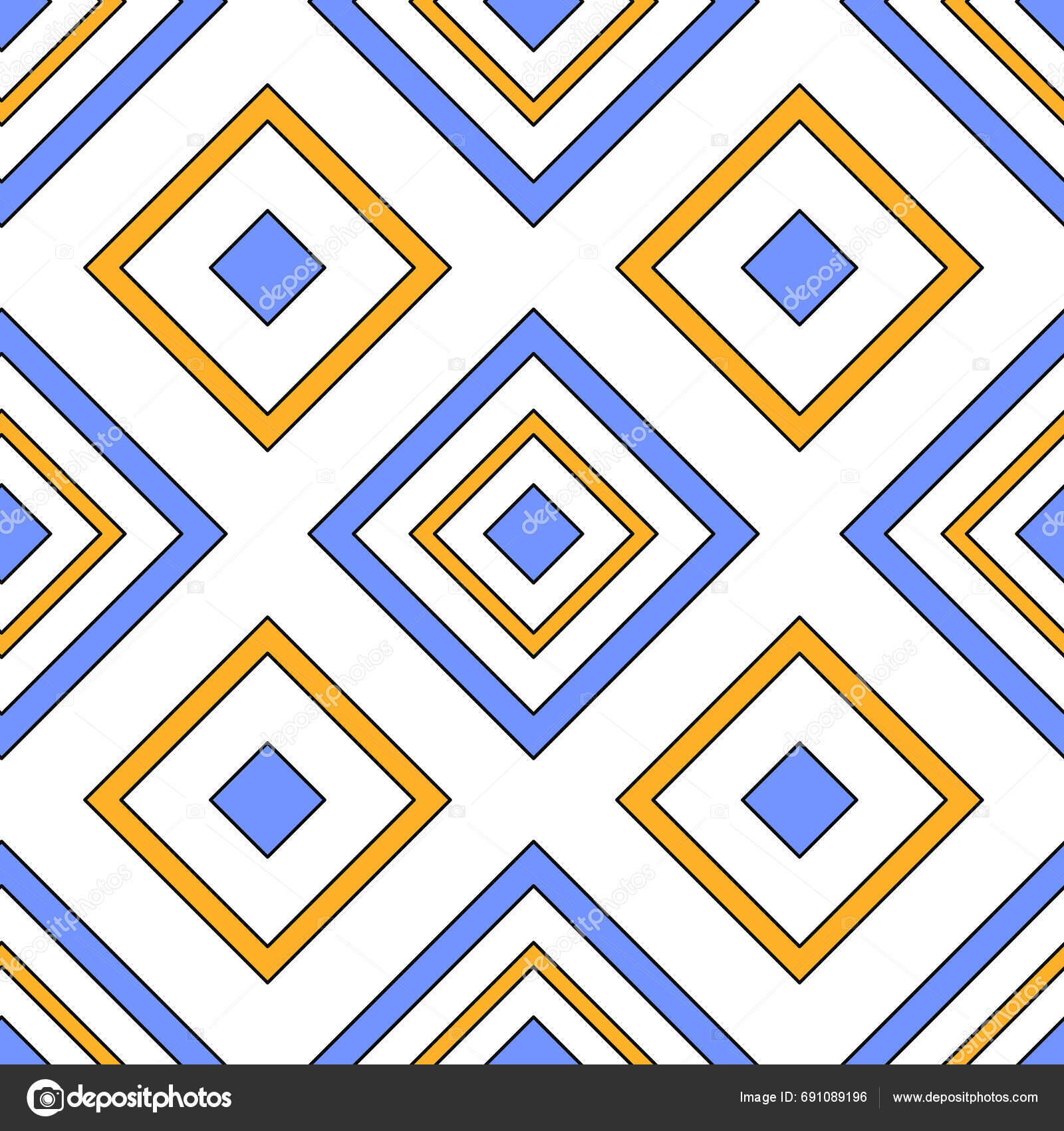 Art Deco Seamless Pattern Retro Line Art Texture Vector Illustration ...