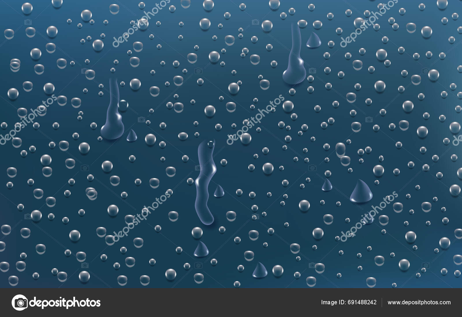 Realistic Wet Condensation Texture Fresh Water Splash Effect Surface ...