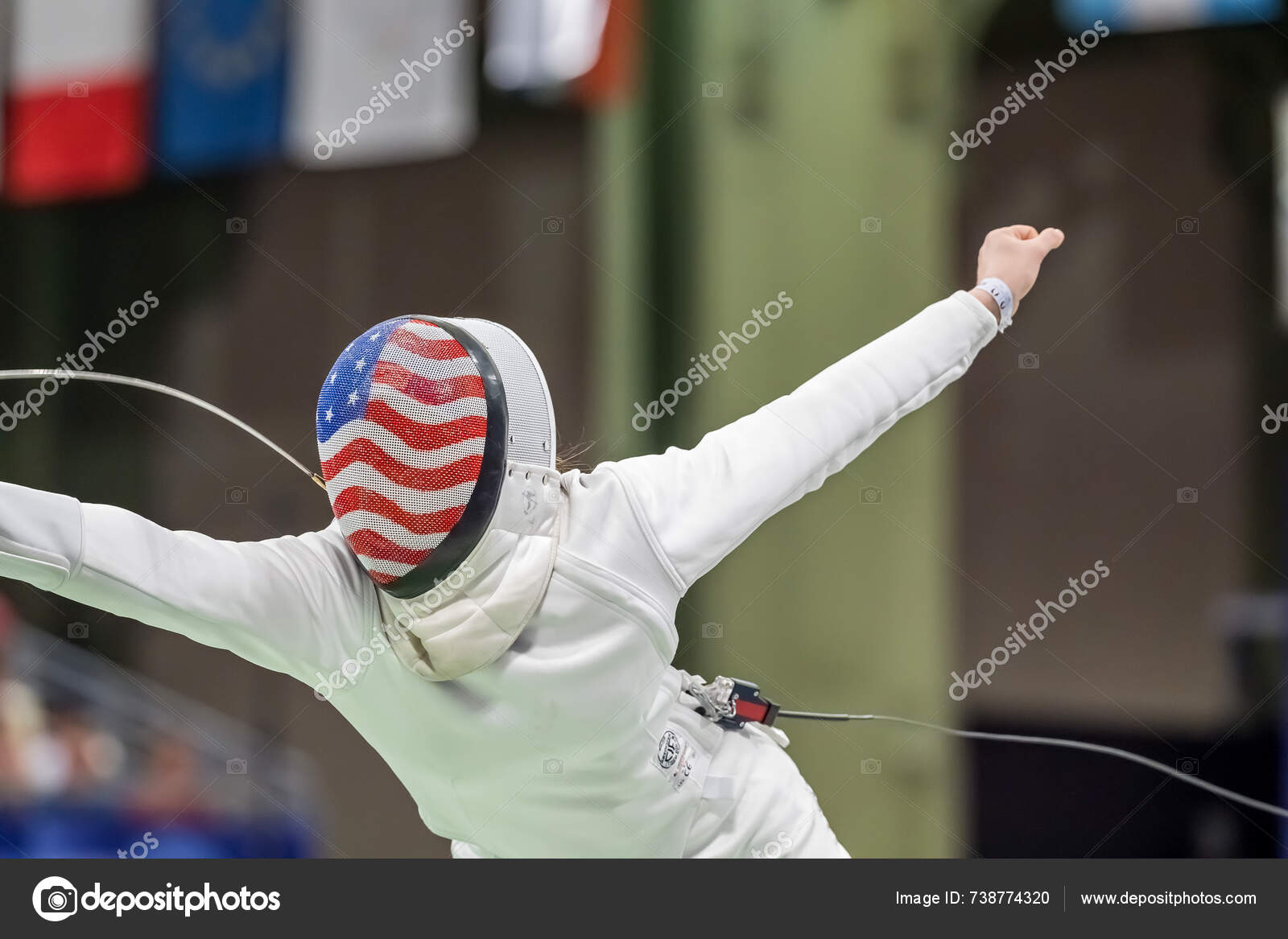 Hadley Husisian Usa Team United States Competes Fencing Women's Epee ...