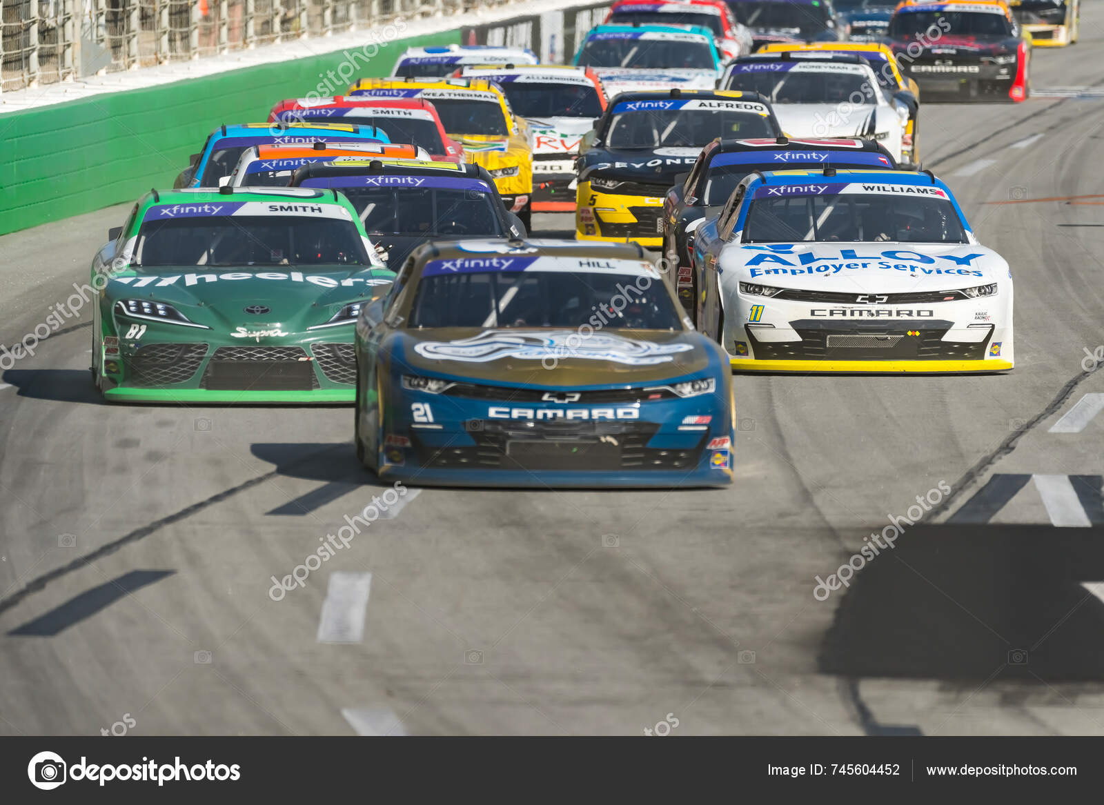 Nascar Xfinity Series Driver Austin Hill Races Turns Focused Health ...