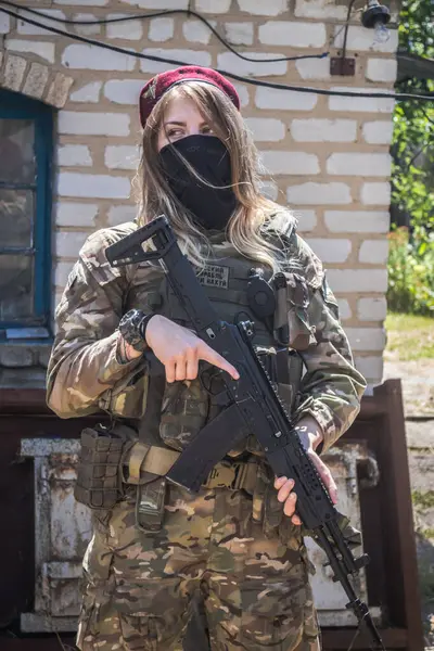 Female russian soldier Stock Photos, Royalty Free Female russian ...