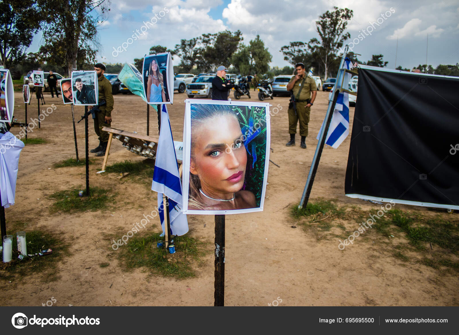 Re'im Israel January 2024 Memorial Composed Photos Young Israelis ...