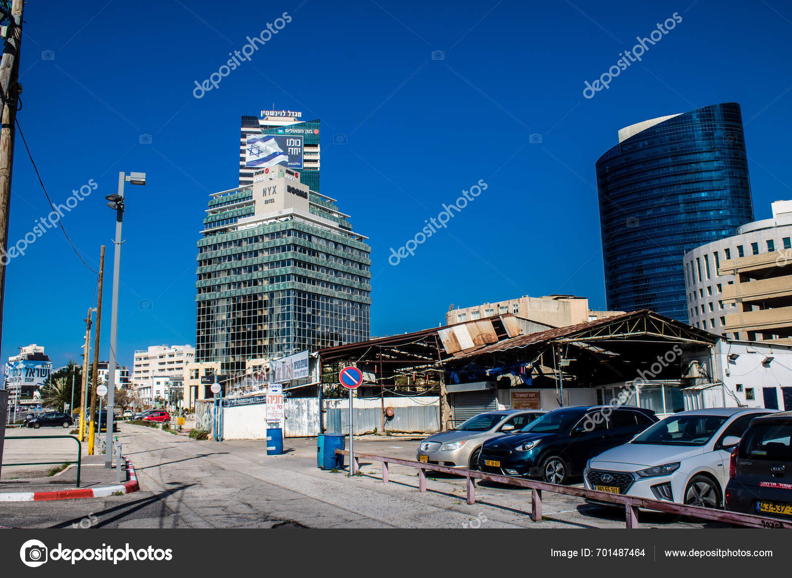 Tel Aviv Israel February 2024 Cityscape Architecture Tel Aviv ...