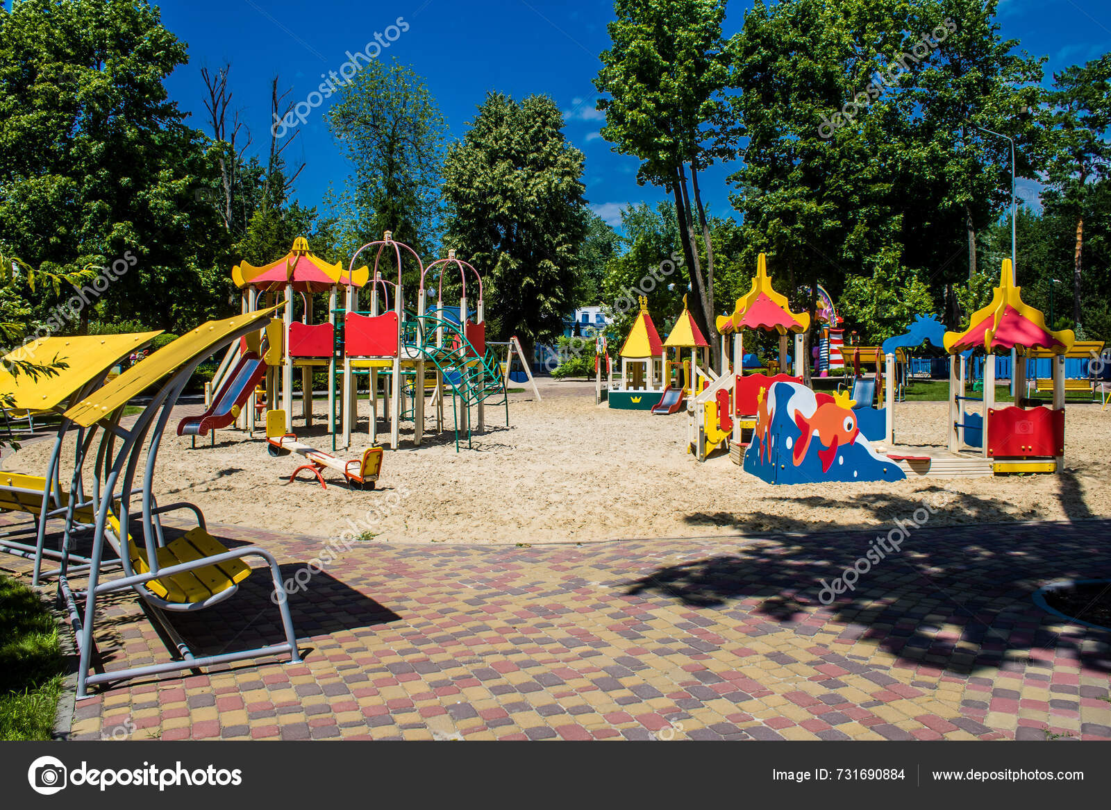 Kharkiv Ukraine July 2024 Maxim Gorky Park Culture Leisure Municipal ...