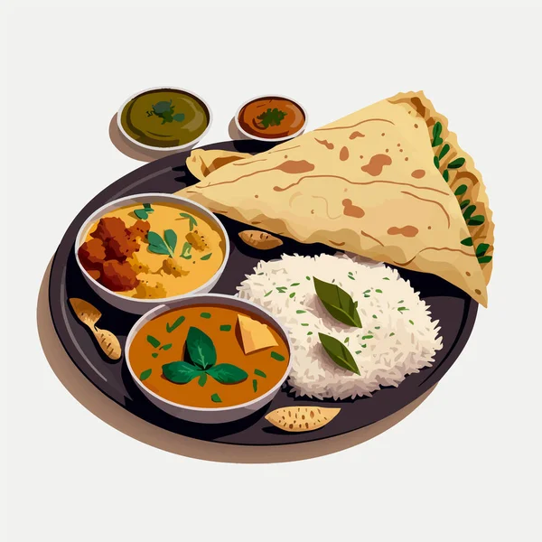 Indian food drawing Stock Photos, Royalty Free Indian food drawing ...