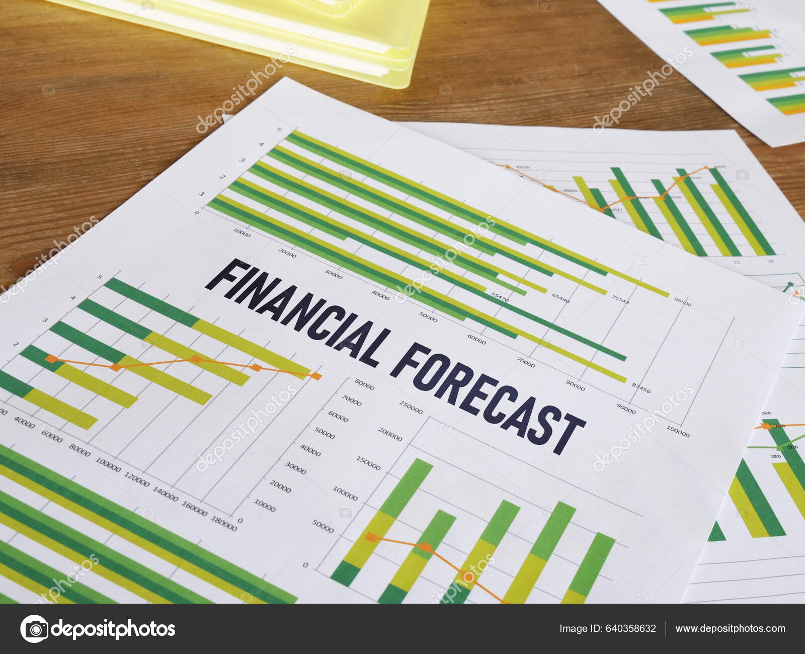 Financial Forecast Shown Using Text — Stock Photo © andrewde #640358632