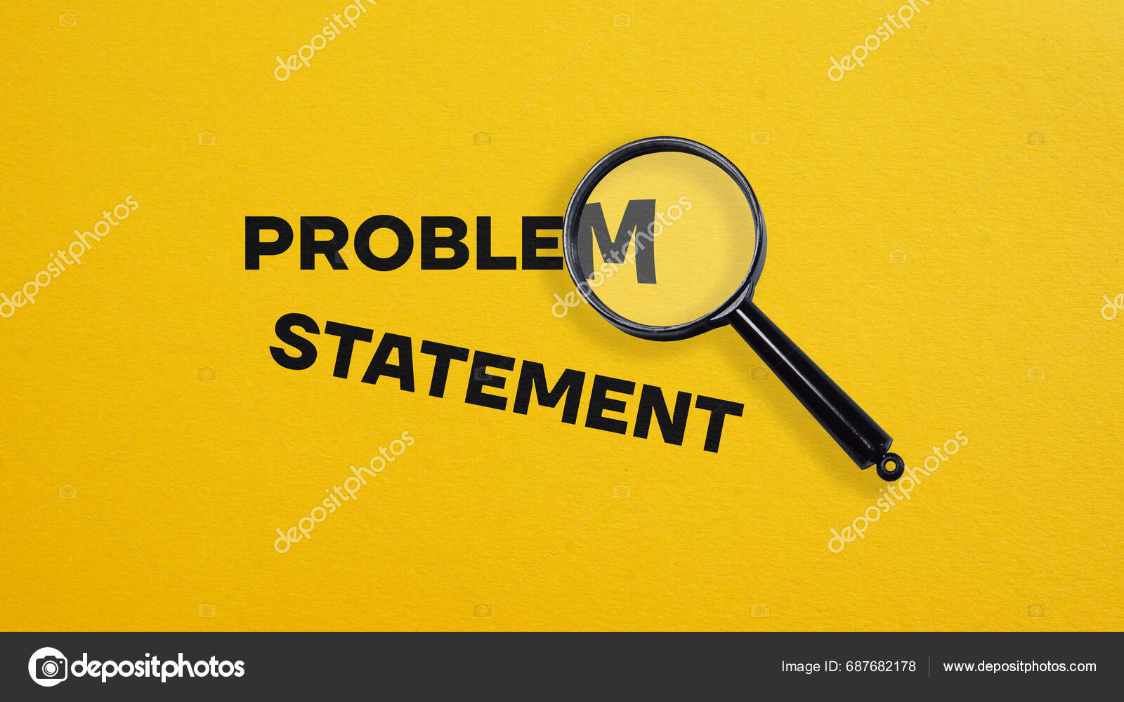 Problem Statement Shown Using Text — Stock Photo © andrewde #687682178