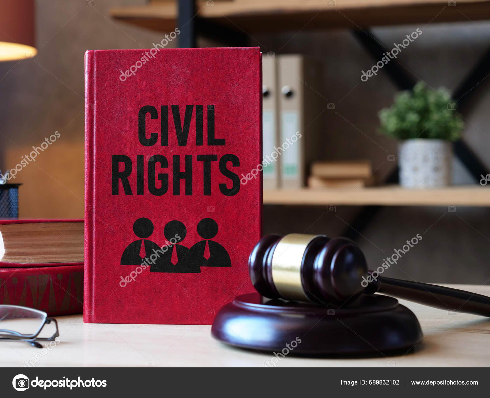 Civil Rights Shown Using Text Book — Stock Photo © andrewde #689832102