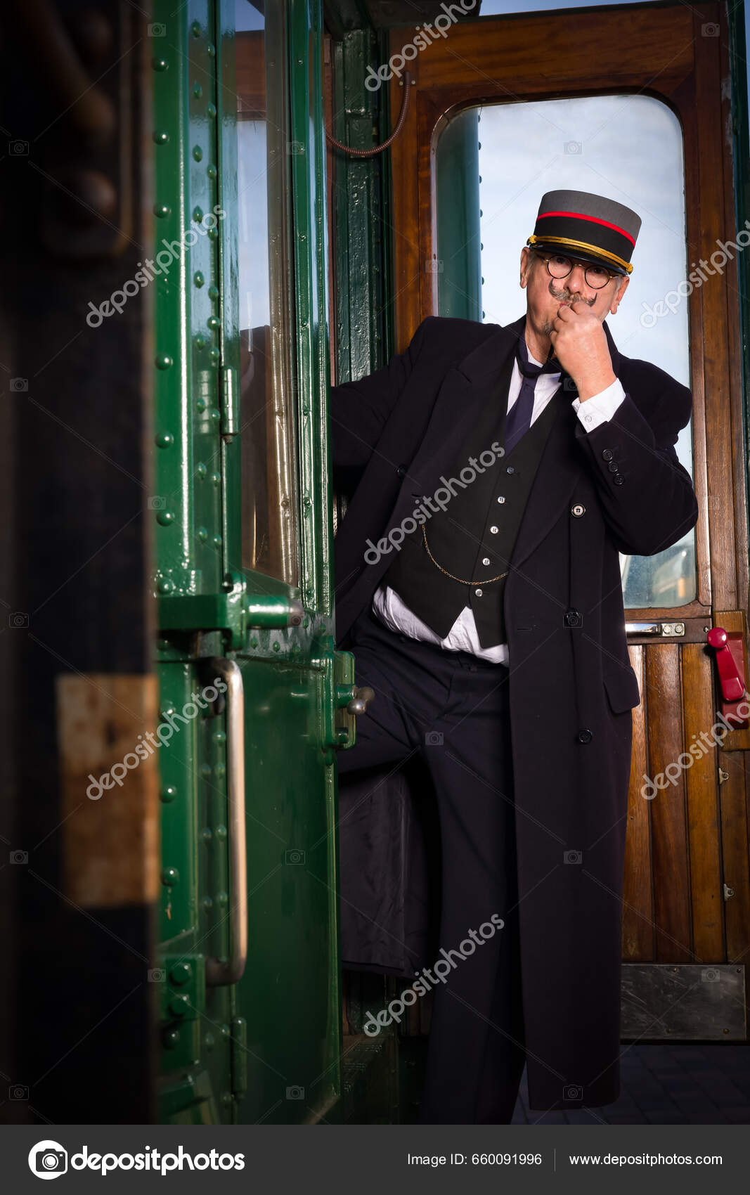 Train Conductor Vintage