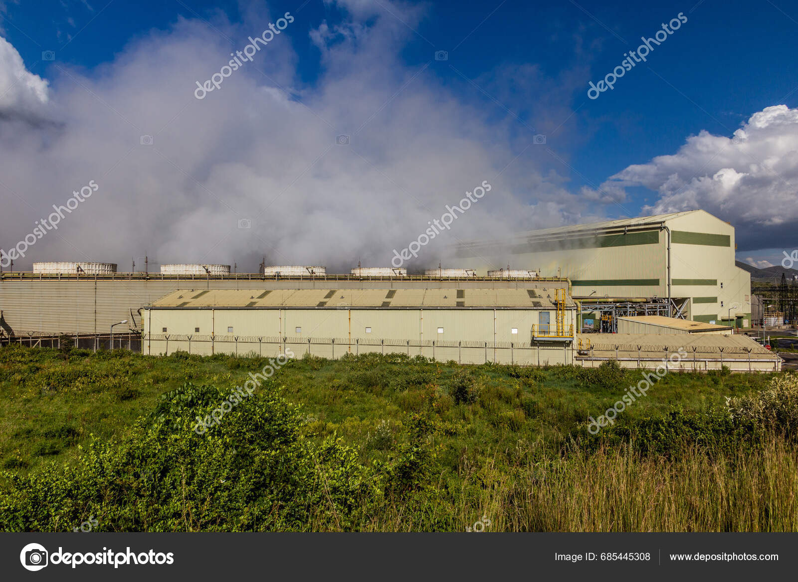 Olkaria Geothermal Power Station Hell's Gate National Park Kenya ...