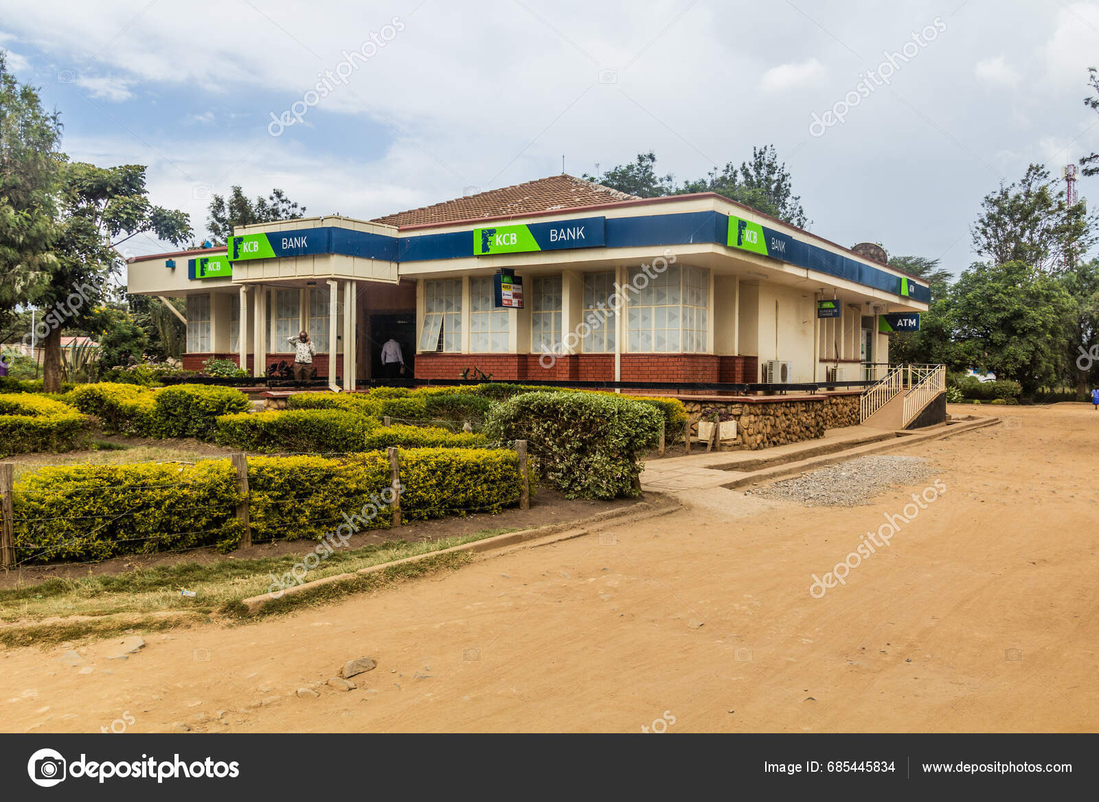 Maralal Kenya February 2020 Kcb Bank Building Maralal Kenya — Stock ...