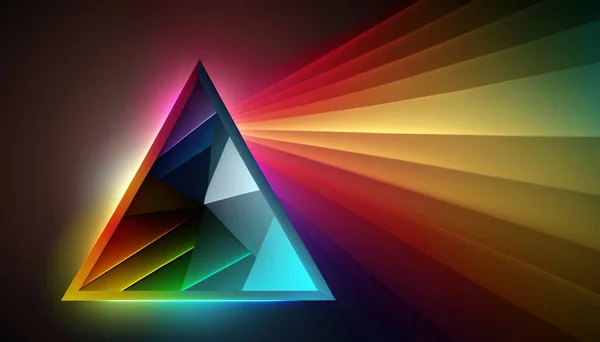 beautiful prismatic light prism diamond abstract background with ...