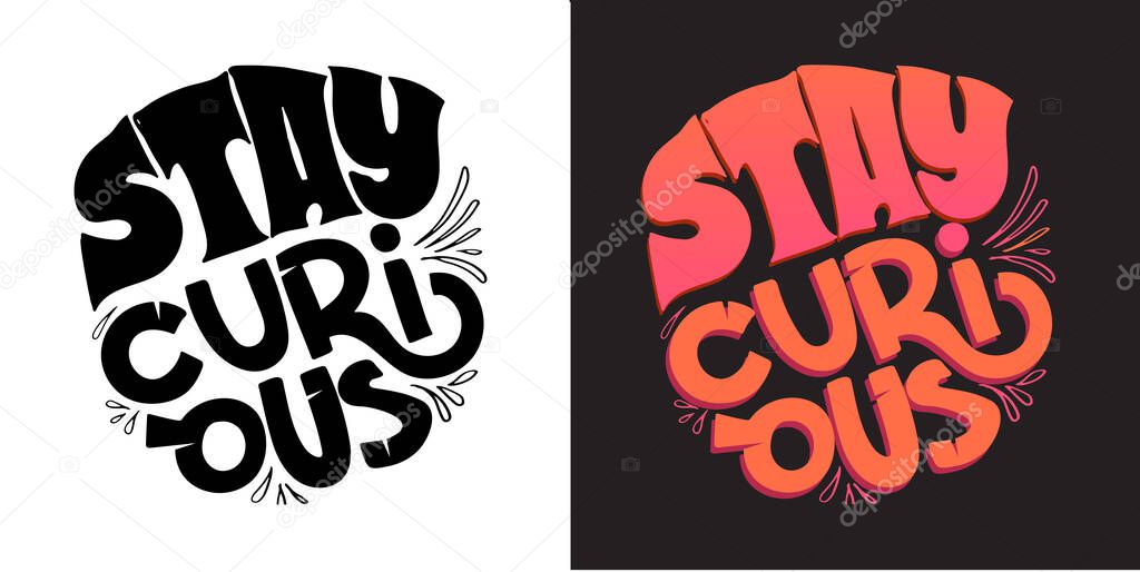 Eslogan de inspiración para el diseño de pósters e impresiones. Frase ...