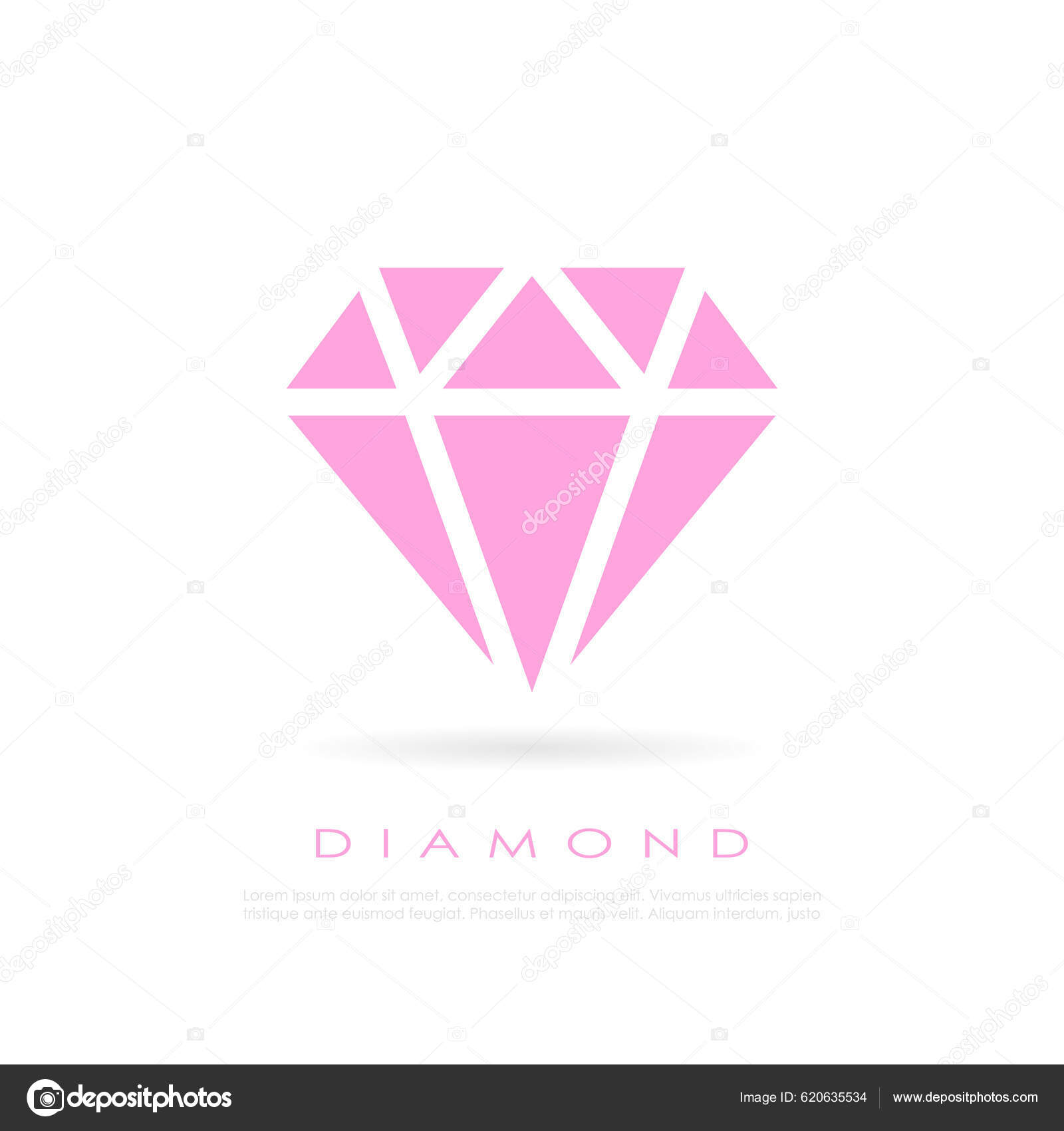 Pink Diamond Icon Purple Diamond Logo Stock Illustrations – 2,326