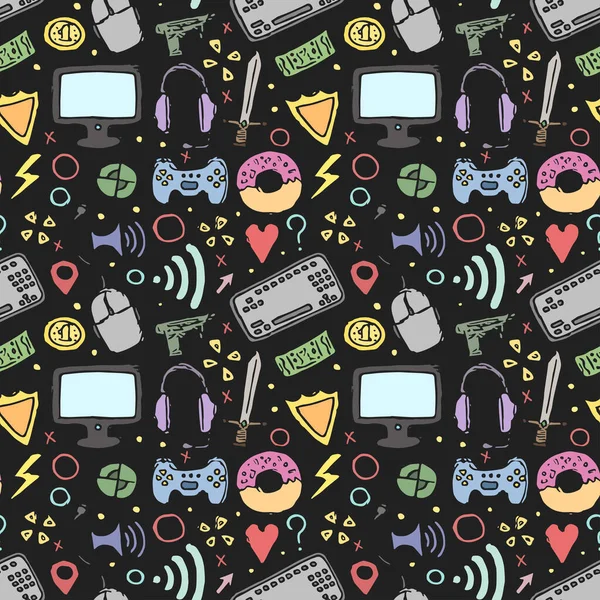 27,374,348 Gaming pattern Vector Images | Depositphotos