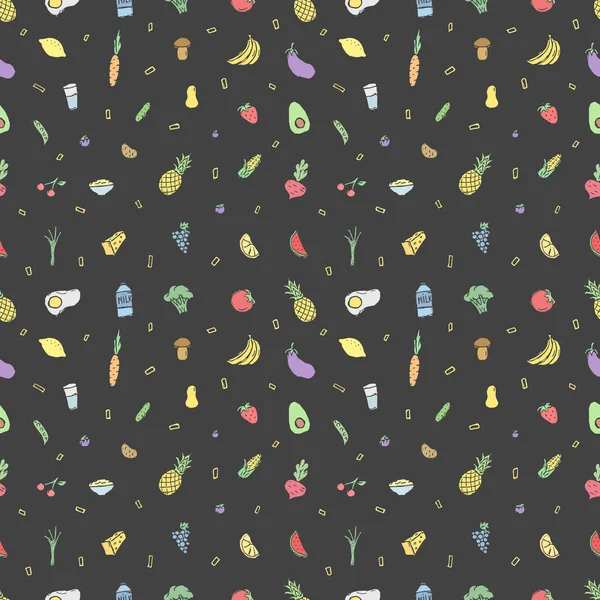 9,122,821 Food pattern background Vector Images | Depositphotos