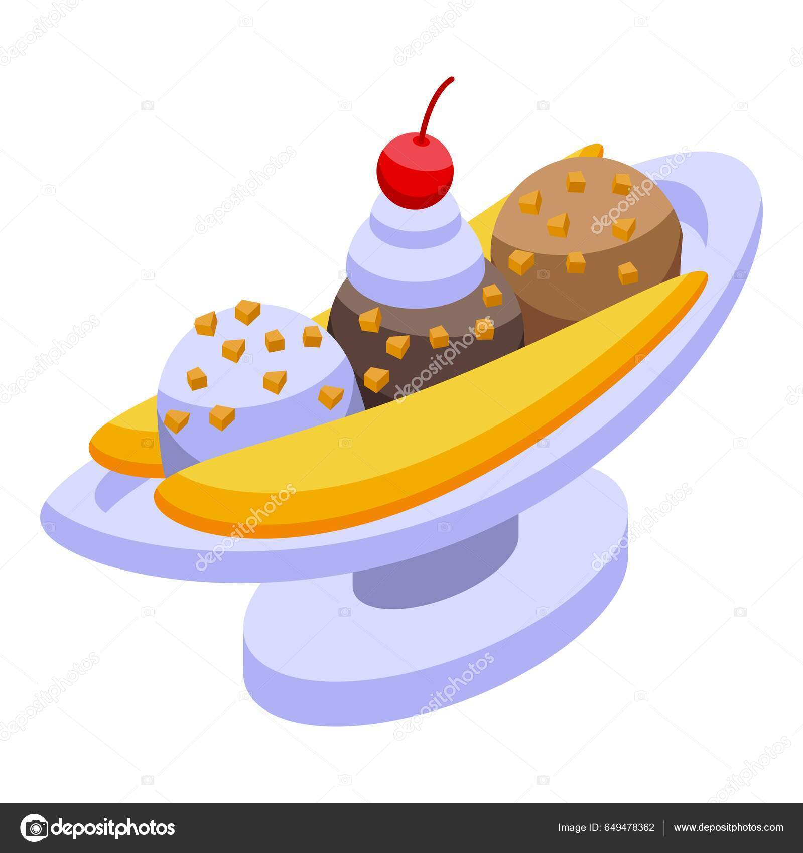 Banana Split Vector