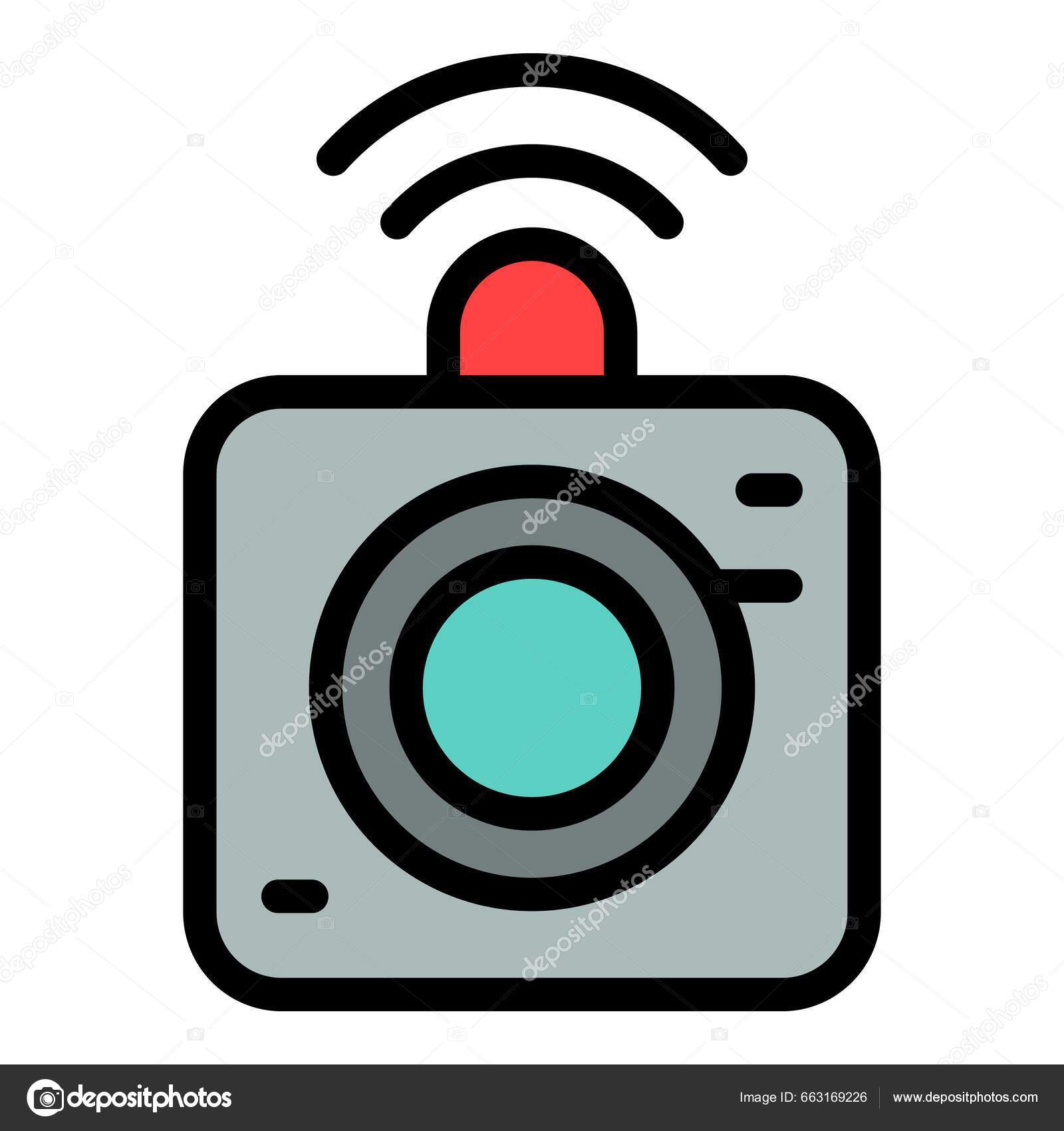 Monitoring Speed Radar Icon Outline Monitoring Speed Radar Vector Icon ...