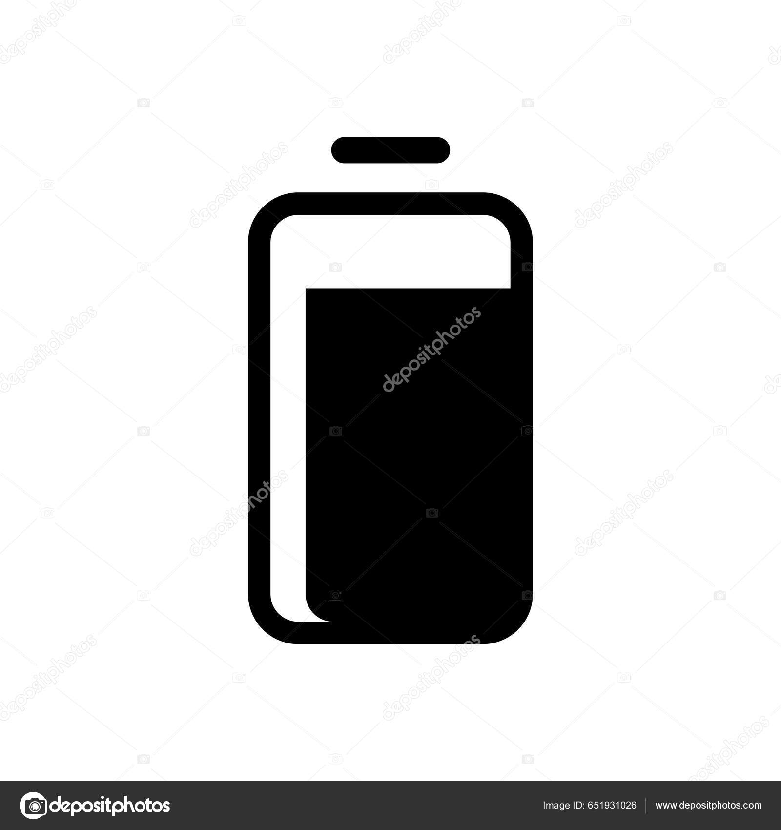 Simple Flat Battery Icon Battery Symbol Electronic Equipment Basic ...