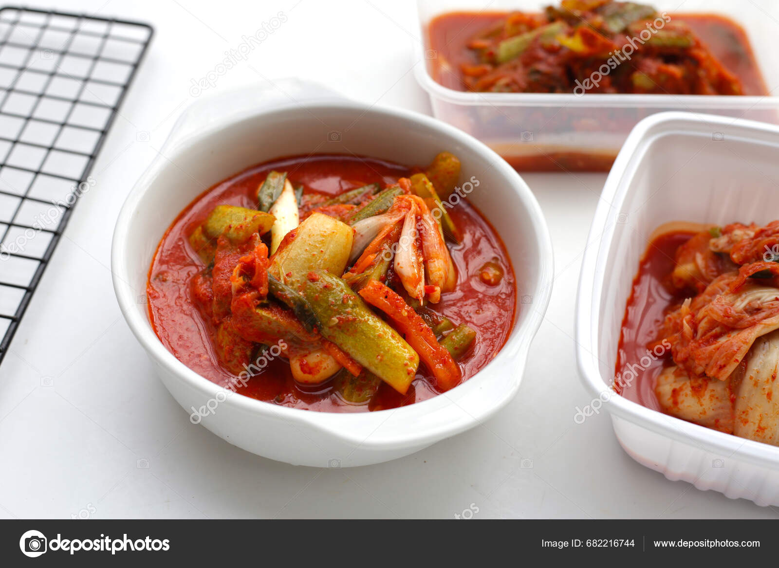 Kimchi Korea Food Cucumber Kimchi Stock Photo by ©Bowonpat 682216744