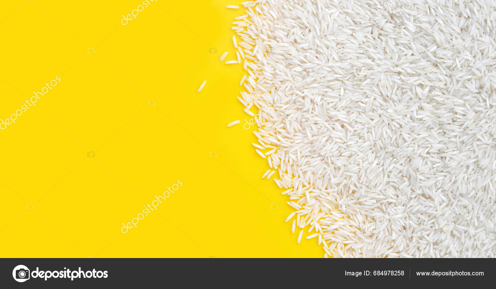 Raw Super Kernel Basmati Rice Long Grain — Stock Photo © Bowonpat ...