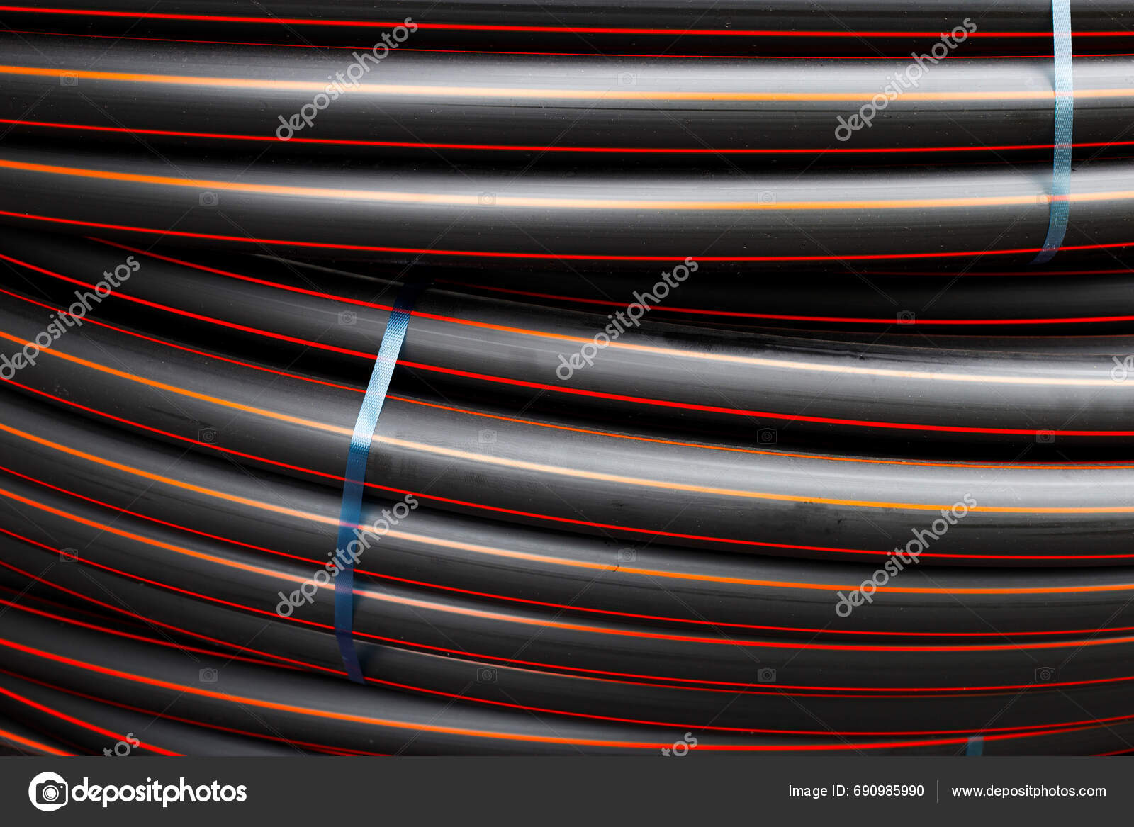 Hdpe Pipe Water Supply Electrical Conduit — Stock Photo © Bowonpat ...
