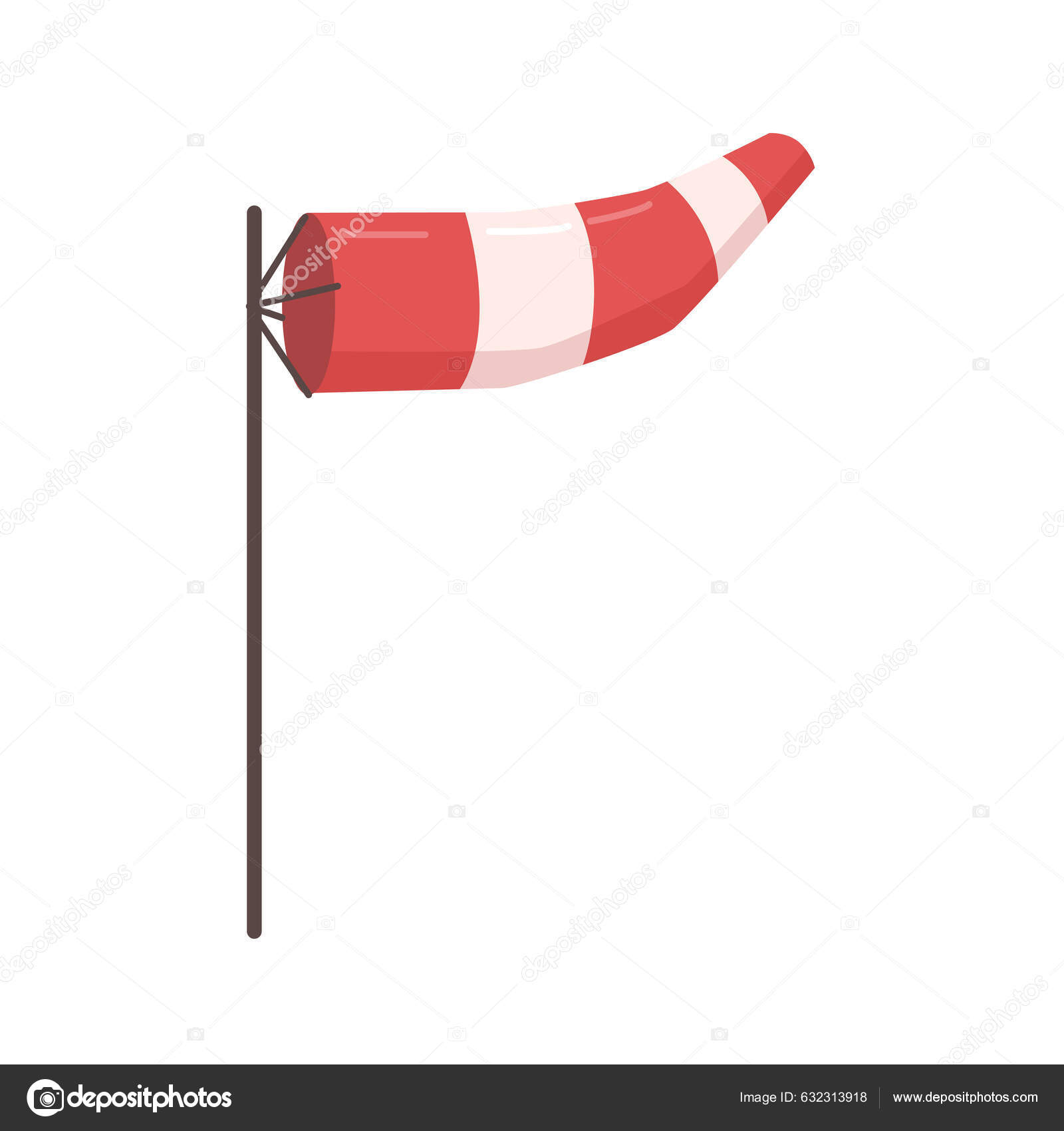 Wind Direction Indicator Vector